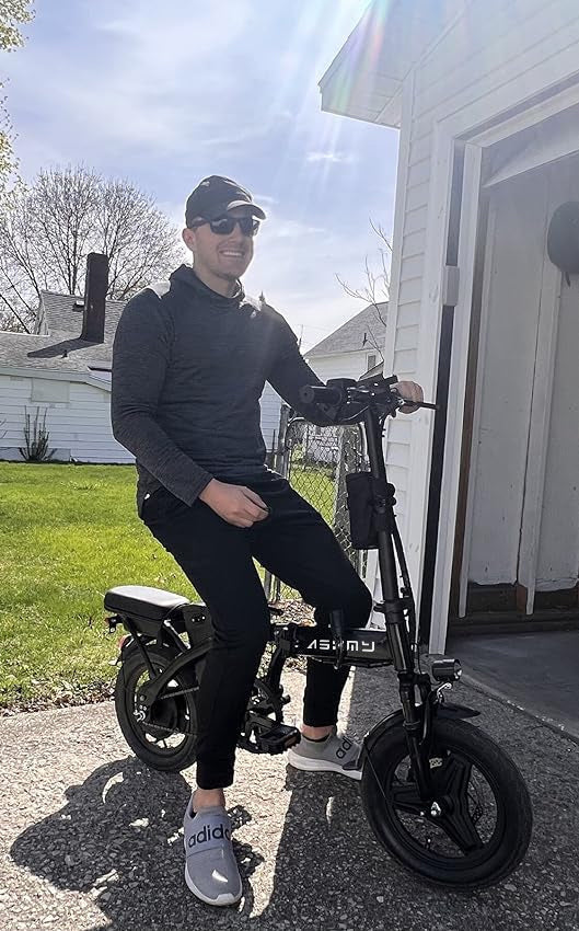 14Inch Folding Power Bicycle Lithium Electric Car Small Ultra-Light ...