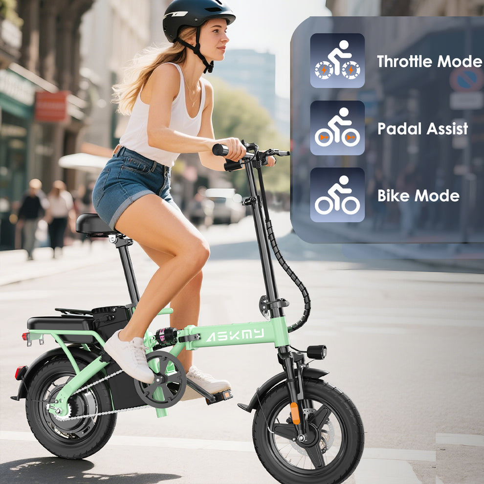 14Inch Folding Power Bicycle Lithium Electric Car Small Ultra-Light ...